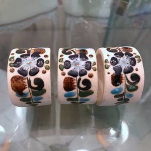 Talavera | Dining | Talavera Napkin Rings Ceramic Signed Rs Made In ...